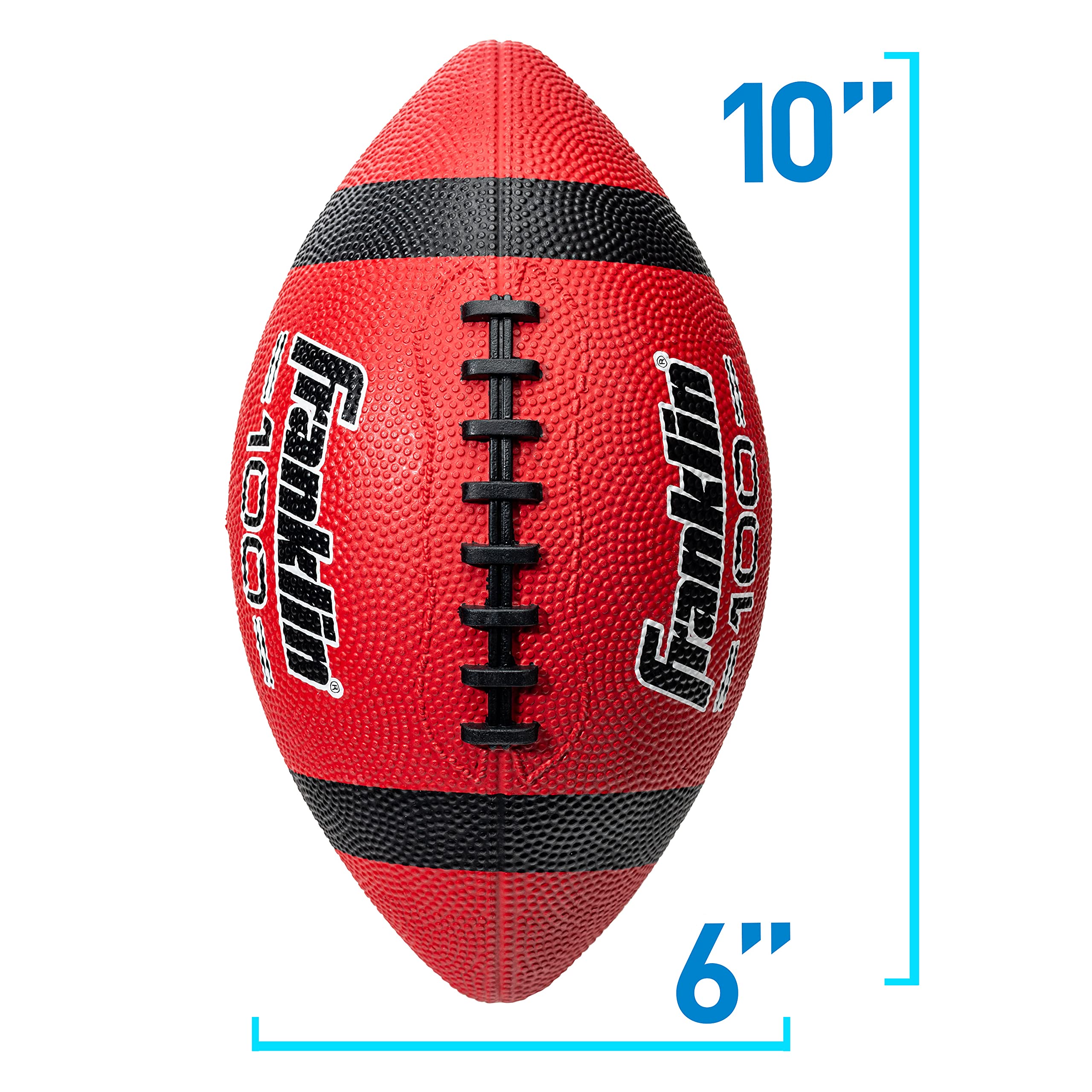 Franklin Sports Grip Rite 100 Rubber Junior Football