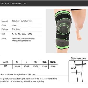 ASOONYUM Knee Sleeve,Compression Fit Support-for Joint Pain and Arthritis Relief, Improved Circulation Compression-Wear Anywhere - Single