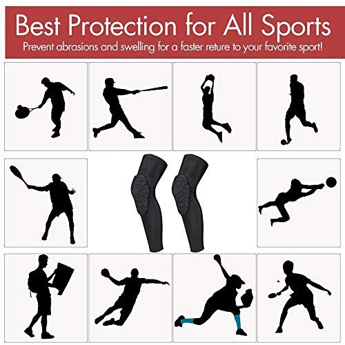 DGXINJUN Youth Kids Boys Padded Compression Knee Pad Chest Protector Parkour Extreme Exercise Suit for Boys (Knee Pad, YXL)