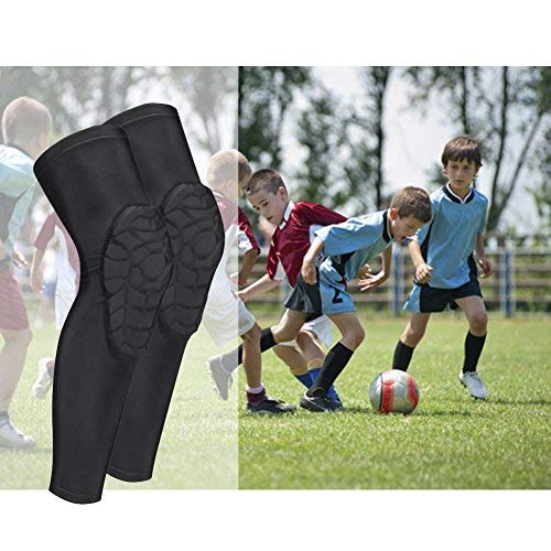 DGXINJUN Youth Kids Boys Padded Compression Knee Pad Chest Protector Parkour Extreme Exercise Suit for Boys (Knee Pad, YXL)