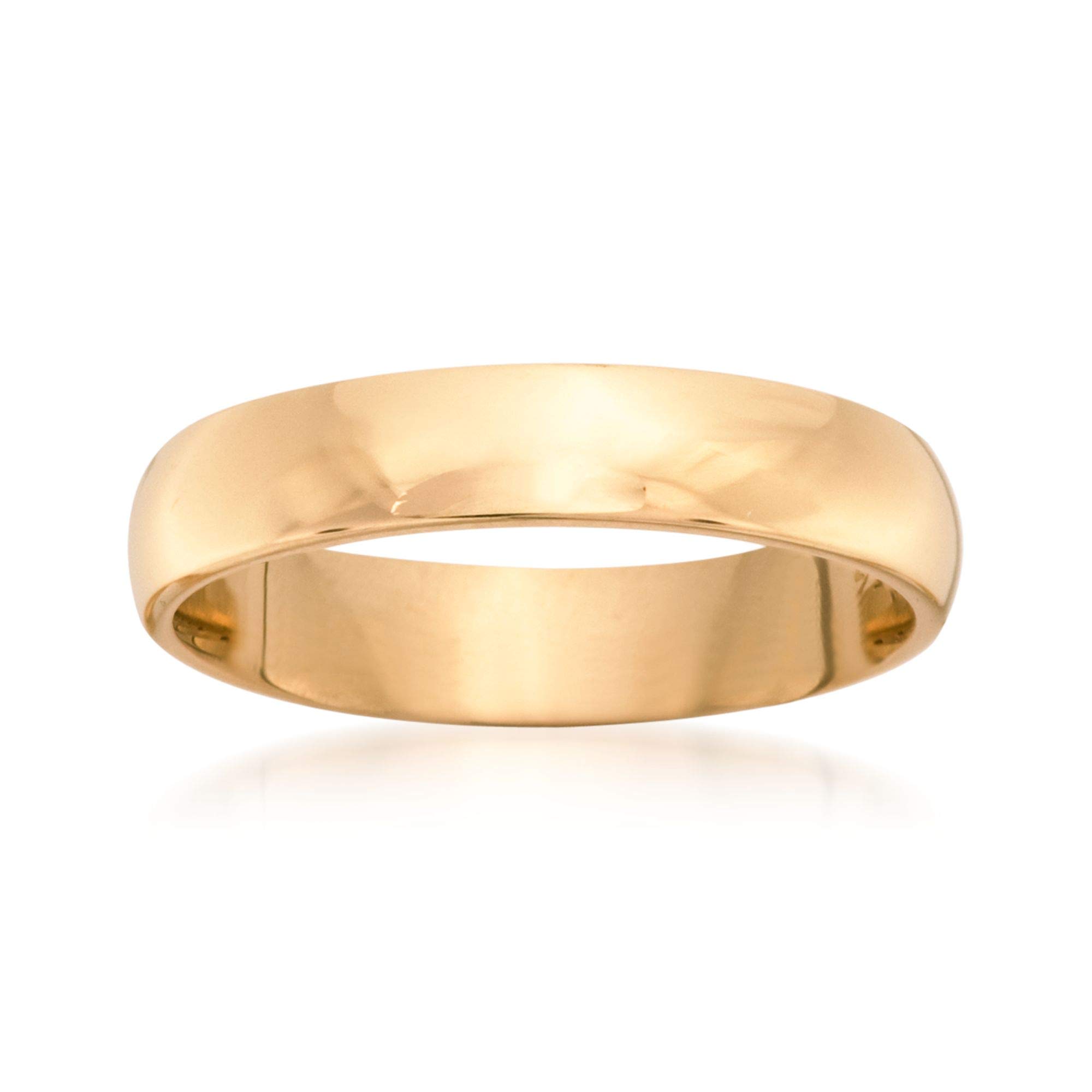 Ross-Simons Women's 4mm 14kt Yellow Gold Wedding Band. Size 6