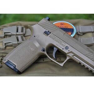 Sig Sauer P320 M17 CO2-Powered .177 Cal Semi-Automatic Air Pistol with 20rd Pellet Magazine Included