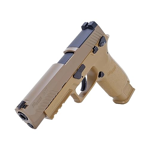 Sig Sauer P320 M17 CO2-Powered .177 Cal Semi-Automatic Air Pistol with 20rd Pellet Magazine Included