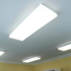 FaithSail 4FT LED Wraparound Light 60W LED Office Lights, 7200lm, 4000K Neutral White, 4 Foot Flush Mount LED Wrap Shop Puff Ceiling Lighting Fixture for Garage Workshop, Fluorescent Light Replacement