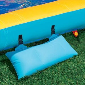 BANZAI Big Blast Water Park, Length: 14 ft 5 in, Width: 10 ft 7 in, Height: 7 ft 11 in, Inflatable Outdoor Backyard Water Slide Splash Bounce Climbing Toy