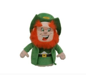 irish leprechaun mascot golf driver headcover