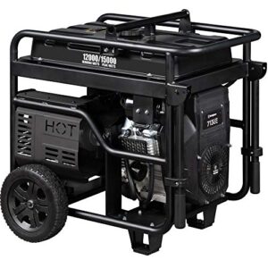 Westinghouse 15000 Peak Watt Home Backup Portable Generator, Remote Electric Start with Auto Choke, Transfer Switch Ready 30A & 50 Outlets, Gas Powered