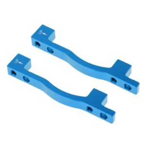 Universal 203mm MTB Road Bicycle Bike Disc Brake Mount Post Adapter Replacement accessories , Blue