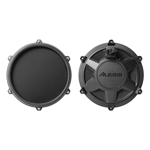 Alesis Turbo Mesh Kit – Electric Drum Set With 100+ Sounds, Quiet Mesh Drum Pads, Drum Sticks, Connection Cables, Drum Lessons