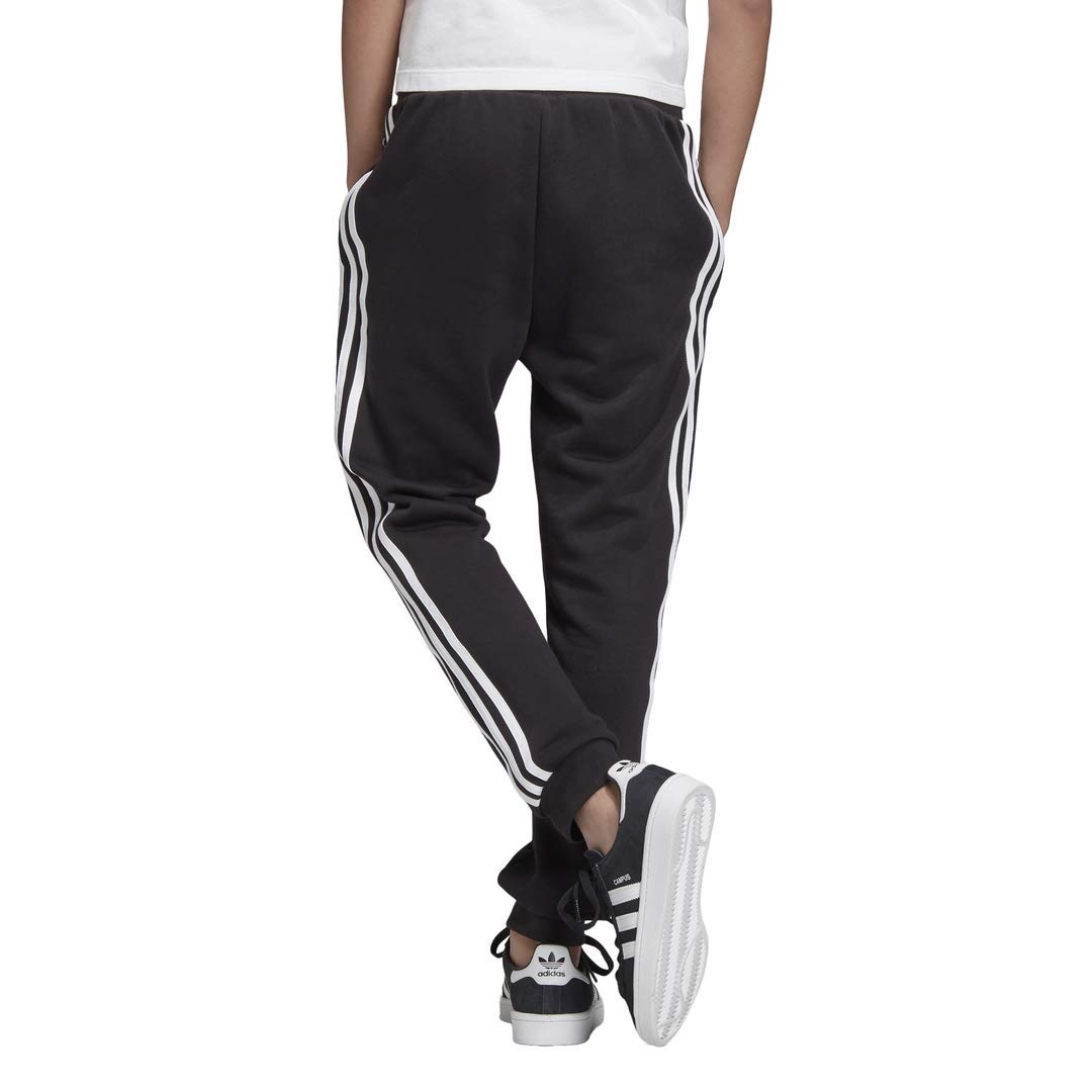 adidas Originals girls 3-stripes Pants, Black/White, Medium US