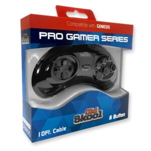 Old Skool Pro Gamer Series Controller for Sega Genesis