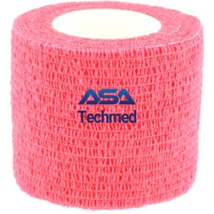 24-Pack, 2” x 5 Yards, Self-Adherent Cohesive Tape, Strong Sports Tape for Wrist, Ankle Sprains & Swelling, Self-Adhesive Bandage Rolls (Pink)