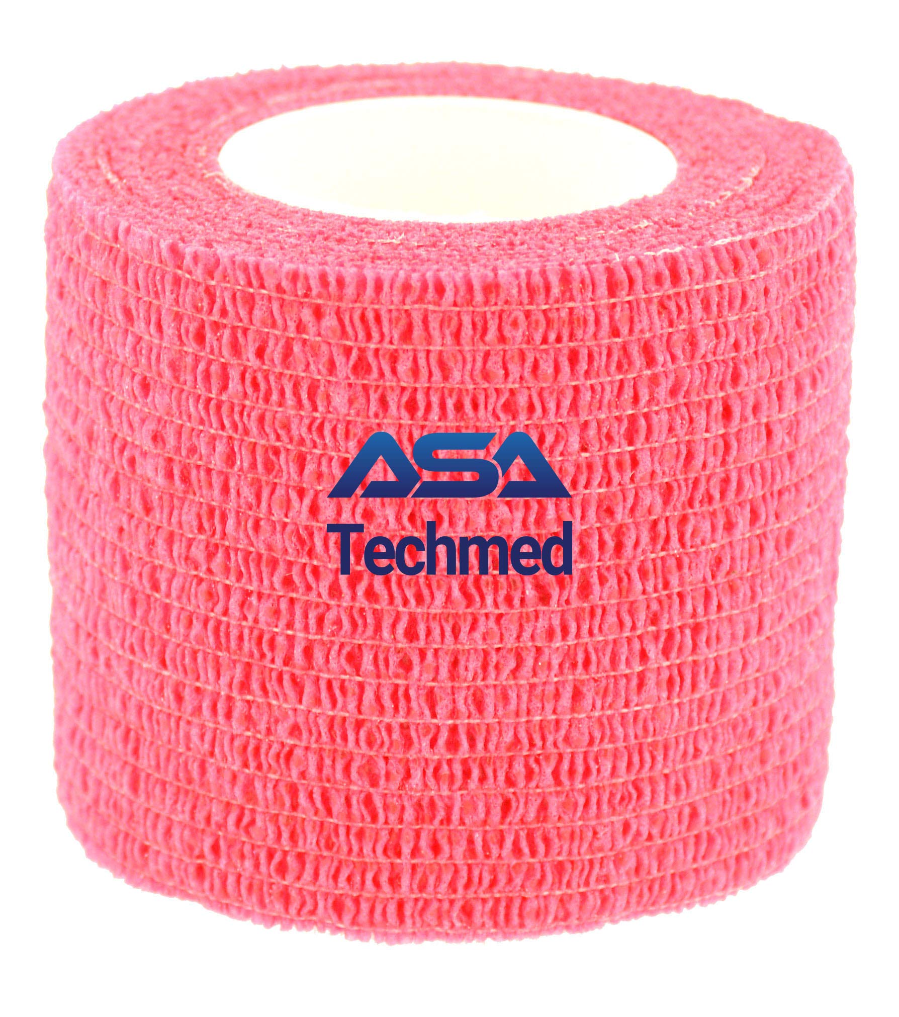 24-Pack, 2” x 5 Yards, Self-Adherent Cohesive Tape, Strong Sports Tape for Wrist, Ankle Sprains & Swelling, Self-Adhesive Bandage Rolls (Pink)