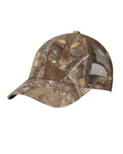 port authority pro camouflage series cap with mesh back