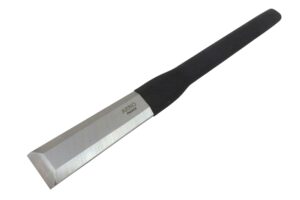 arno 467870 solid steel french timber framing slick chisel 30 mm (1-1/8 inch) wide x 14 inches long rc 58-60 pvc dipped handles