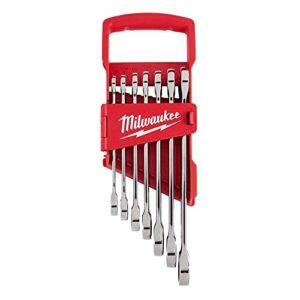 milwaukee wrench set combo rchtng sae 48-22-9406