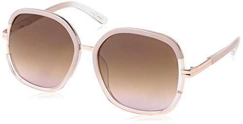 Jessica Simpson Women's J5443 Retro Vintage Square Sunglasses with UV400 Protection - Glamorous Sunglasses for Women, 60mm