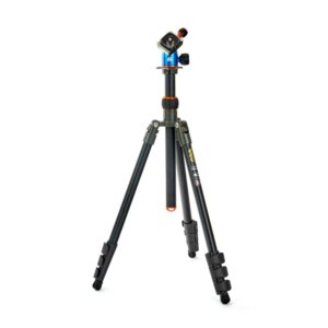 3 legged thing patti flip lock magnesium alloy tripod & tripod ballhead - blue/black (patti)