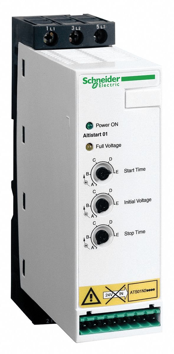 Schneider Electric 3 Phase, Soft Start, 22A Output Current, 480VAC Input Voltage, 480VAC Output Voltage