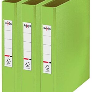 Rexel A5 Ring Binder, Green, 25 mm 2 O-Ring Diameter, Choices, 2115561