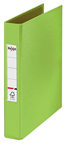 Rexel A5 Ring Binder, Green, 25 mm 2 O-Ring Diameter, Choices, 2115561