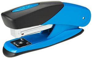 rexel 2115689 matador half strip stapler - blue