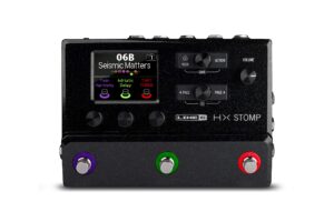 line 6 hx stomp multi-effects guitar pedal, black