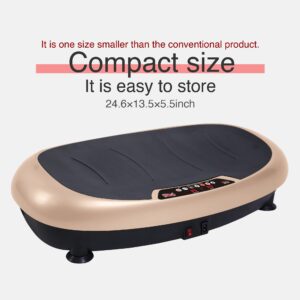 Bodysculpture Exercise Vibration Plate Machine Full Body Workout Compact Size Platform.