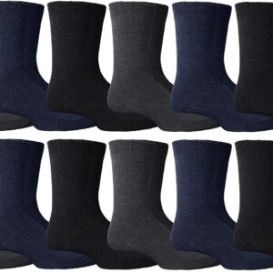 Yacht & Smith 48 Pairs of Mens and Womens Thermal Winter Socks, Warm Cold Resistant Bulk Pack