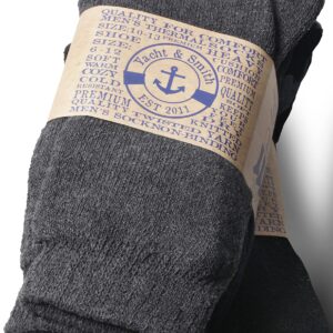 Yacht & Smith 48 Pairs of Mens and Womens Thermal Winter Socks, Warm Cold Resistant Bulk Pack