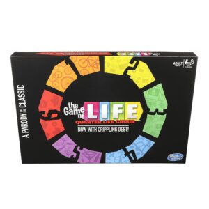 the game of life: quarter life crisis board game parody adult party game