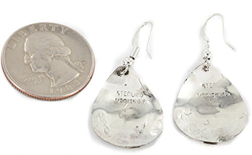 12kt Gold Filled and .925 Sterling Silver Kokopelli Handmade Certified Authentic Navajo Dangle Native American Earrings