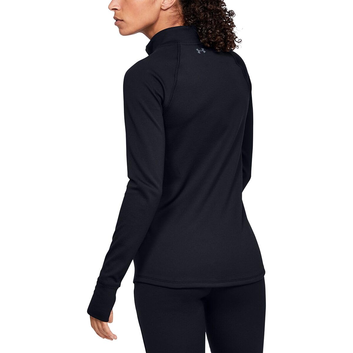 Under Armour Women's ColdGear Base 4.0 ½ Zip LG Black