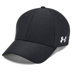 under armour men's blank blitzing cap, black (001)/white, large/x-large