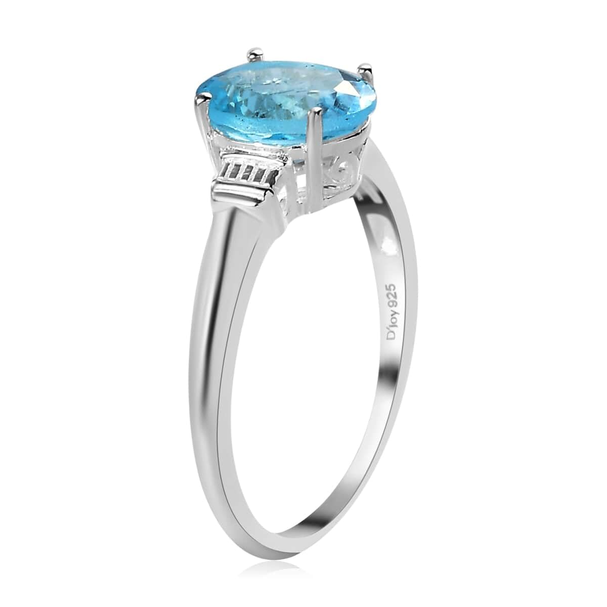 Shop LC Sky Blue Topaz November Birthstone Ring for Women 925 Sterling Silver Size 8 Ct 1.9 Birthday Gifts for Women