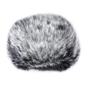 sunmns furry windscreen wind cover compatible with blue yeti microphone