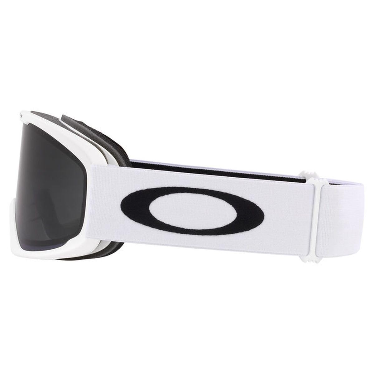 Oakley O Frame L 2.0 Snow Goggles Matte White with Dark Grey Lens