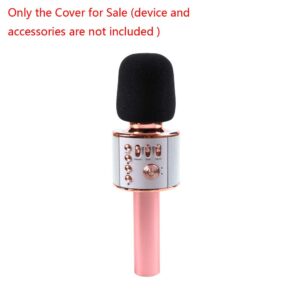 2 Pcs Foam Windscreen for BONAOK/GIFTMIC/OVELLIC Wireless Bluetooth Karaoke Microphone 3-in-1 Portable Handheld Karaoke by Kaladior -Just The Foam,No Microphone