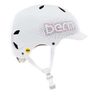 BERN, Summer Bandito EPS Helmet, MIPS Gloss White Confetti, M/L