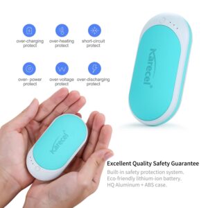 Karecel Hand Warmers Rechargeable, USB Hand Warmer Reusable 5200mAh Powerbank Portable Heater Battery Hot Pocket Warmer Electric Handwarmers, Great Gifts for Men and Women in Cold Wether Winter