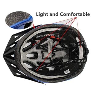 Adult Cycling Bike Helmet,Lightweight Unisex Bike Helmet,Premium Quality Airflow Bike Helmet (Black)