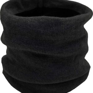 Winter Neck Gaiter, 12 Pack, Fleece Lined Interior Warm Cold Weather Scarf Wrap, Mens or Womens Bulk (12 Pack Assorted Solids)