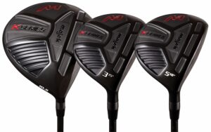 big & tall senior men's (+1" longer than standard length) majek k-series high launch 460cc 10.5° driver and 3 5 fairway wood set golf clubs, right handed senior flex with premium men's arthritic grip