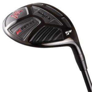 Big & Tall Senior Men's (+1" Longer Than Standard Length) Majek K-Series High Launch 460cc 10.5° Driver and 3 5 Fairway Wood Set Golf Clubs, Right Handed Senior Flex with Premium Men's Arthritic Grip