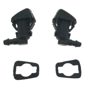 55157319aa pack of 2 windshield washer sprayer nozzle kit for 2008-2012 liberty 2006-2010 commander 2007-2011 dodge nitro replace oe 55157319aa 4806312aa