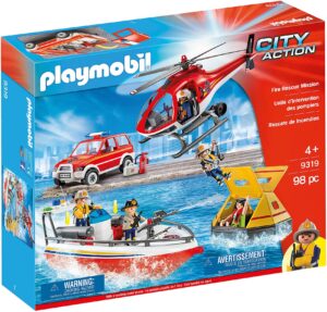 playmobil fire rescue mission [amazon exclusive]