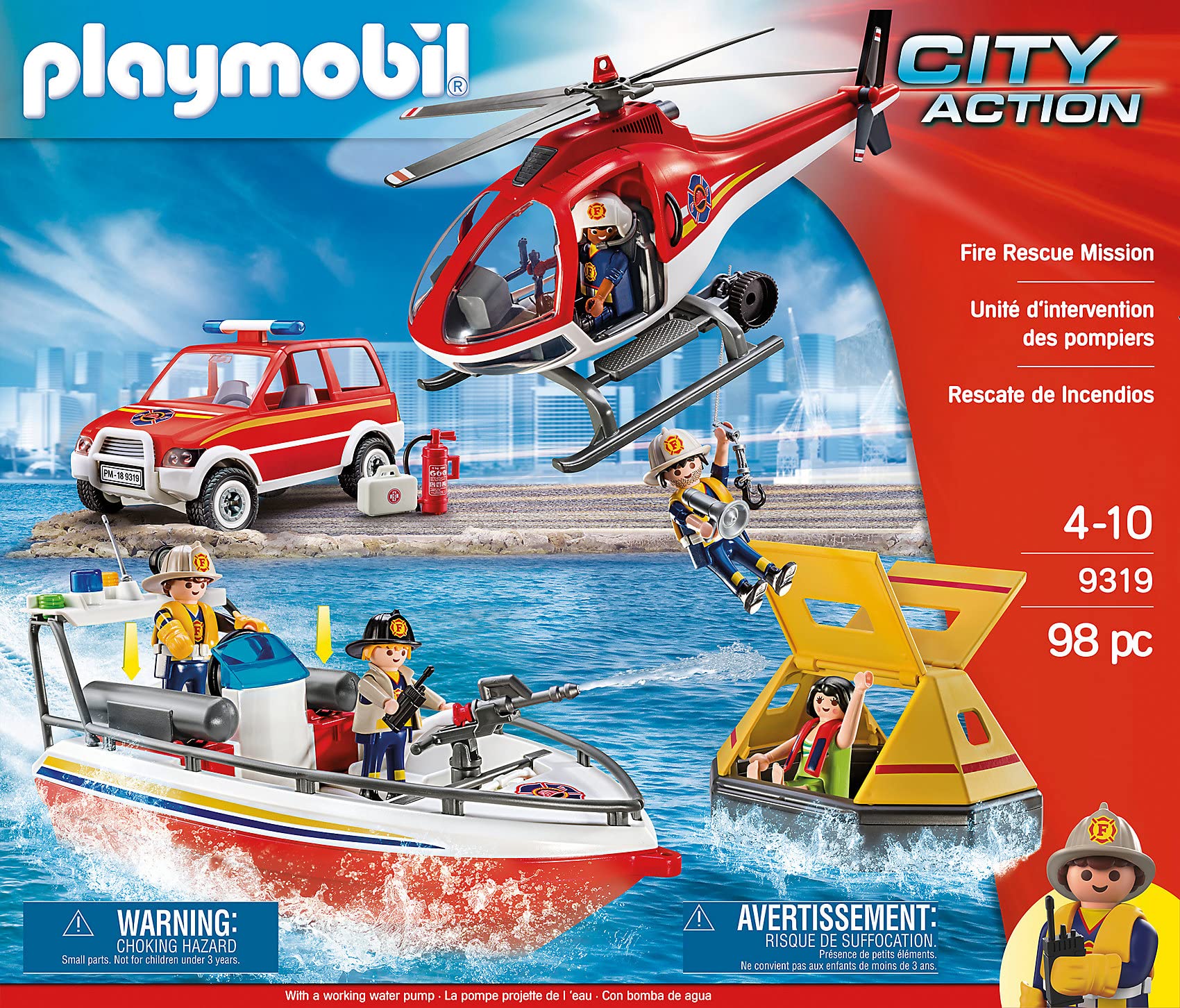 Playmobil Fire Rescue Mission [Amazon Exclusive]