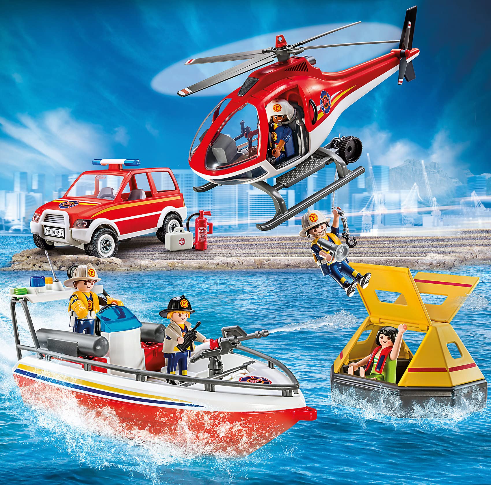 Playmobil Fire Rescue Mission [Amazon Exclusive]