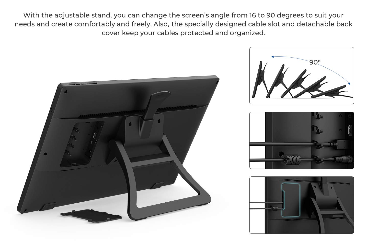 XPPen Artist 22 2nd Drawing Tablet with Screen Graphics Tablet 122% sRGB with 8192 Levels Battery-Free Stylus, 21.5inch Pen Display Compatible with Windows, Mac, Linux with Adjustable Stand