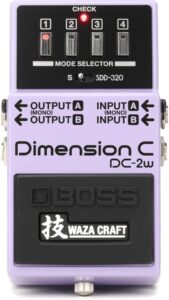 boss dc-2w waza craft dimension c pedal